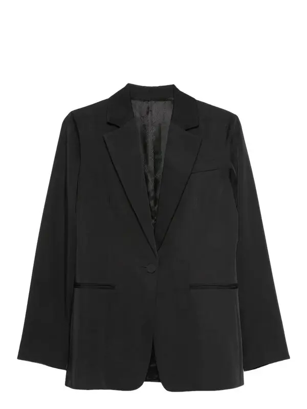 PT TORINO Single-breasted Notch-lapel Blazer - Blue