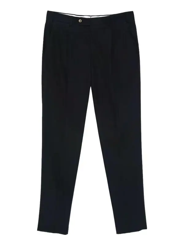 PT TORINO Pleated Tailored Trousers - Blue