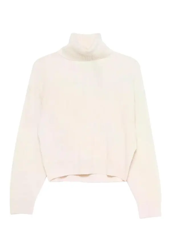 Brunello Cucinelli Ribbed Roll-neck Sweater - White