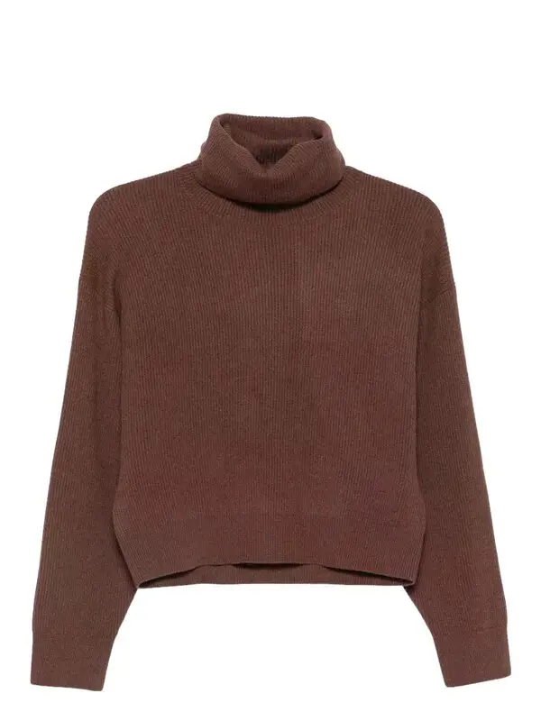 Brunello Cucinelli Roll-neck Sweater - Brown