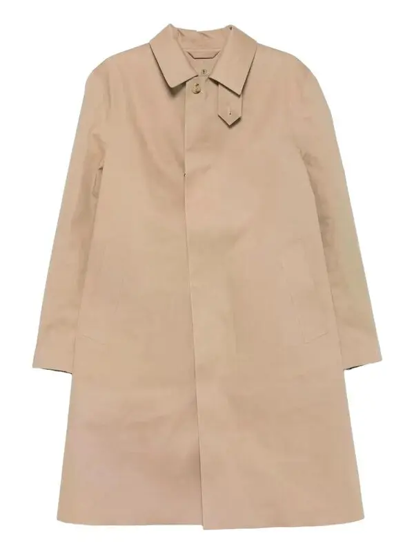 Mackintosh Dunkeld Concealed-fastening Coat - Neutrals