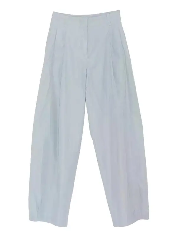 THE ROW Pleated Wide-leg Trousers - White
