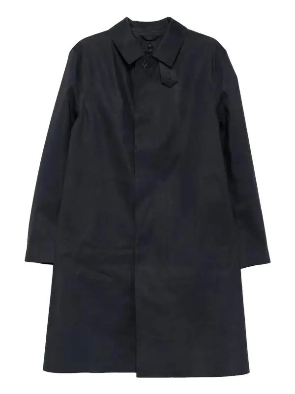 Mackintosh Dunkeld Concealed-fastening Coat - Blue