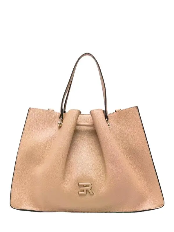 ERMANNO FIRENZE Anora Logo-plaque Tote Bag - Neutrals