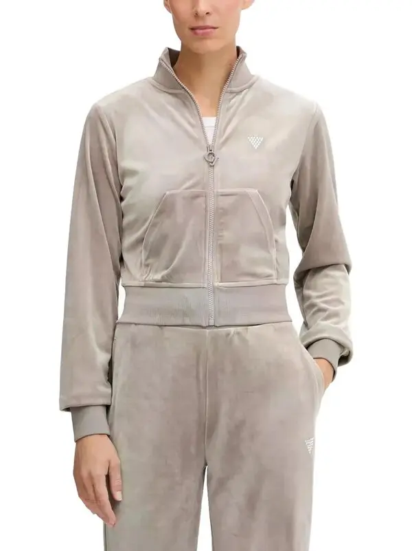 Guess Zip-up Jacket - Neutrals