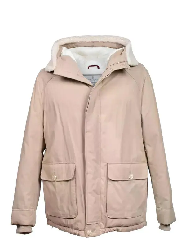 Brunello Cucinelli Quilted Down Parka - Neutrals