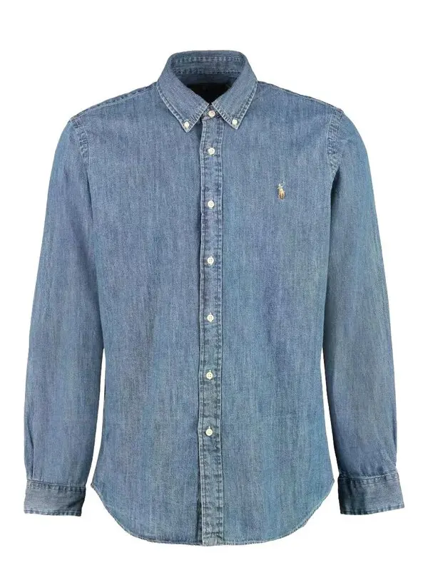 Polo Ralph Lauren Button-down Denim Shirt - Blue