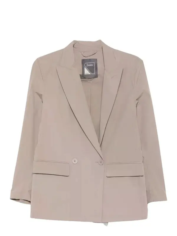 Herno Double-breasted Blazer - Neutrals