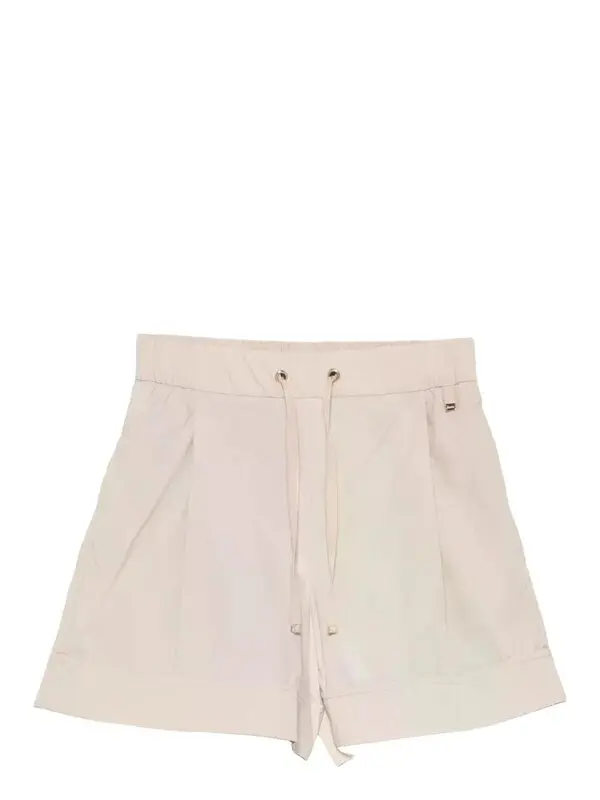 Herno Drawstring-waist Pleated Shorts - Neutrals