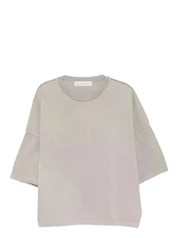 STAY HUMAN ON EARTH Drop-shoulder T-shirt - Grey