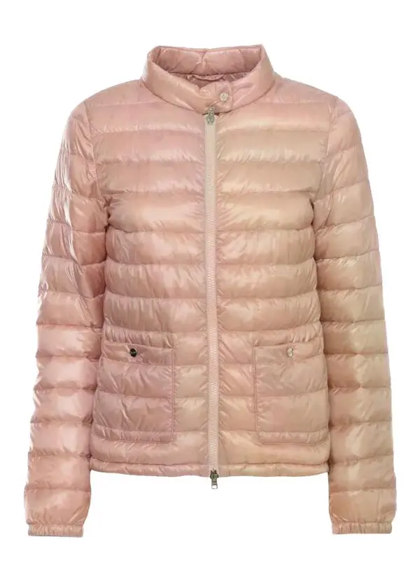 Herno High-neck Quilted Jacket - Pink