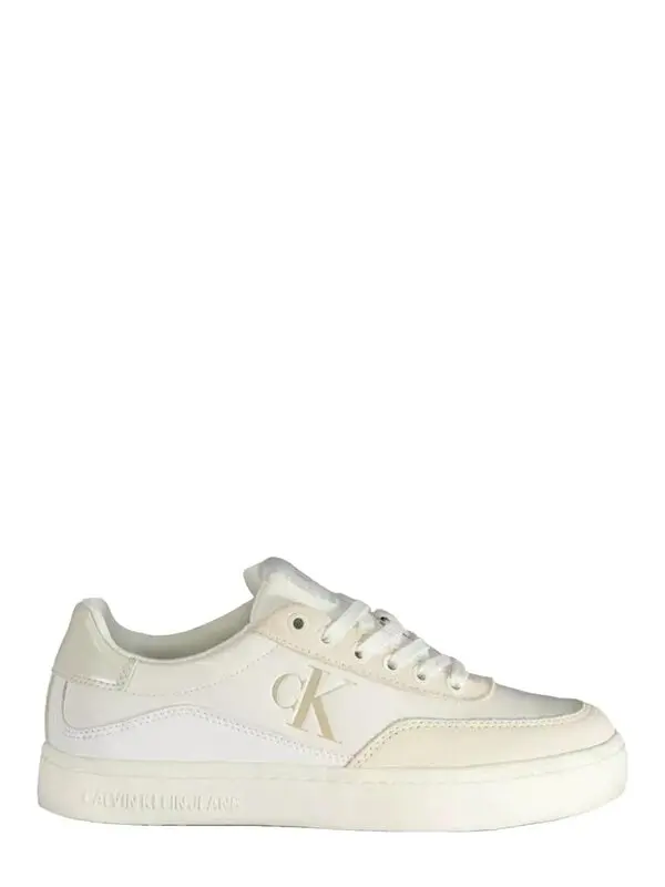 Calvin Klein Monogram-detail Sneakers - White