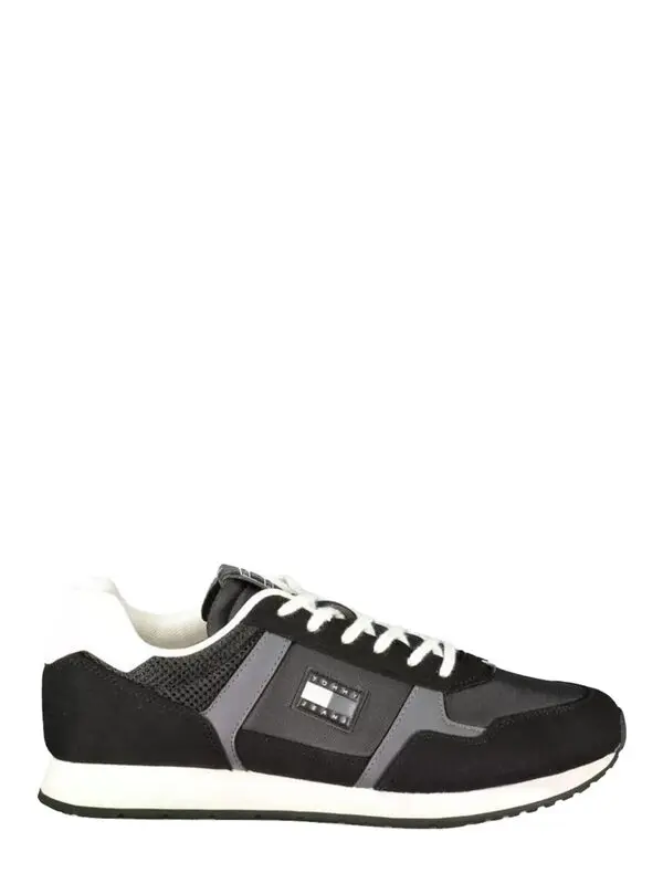 Tommy Hilfiger Logo-patch Sneakers - Black