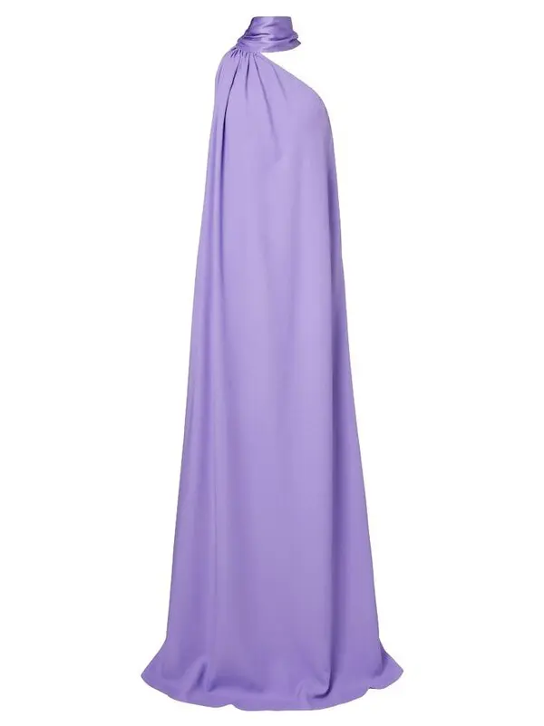 TALLER MARMO Astor Crêpe Cady Gown - Purple