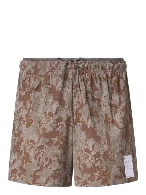 Satisfy Space-o 5 Printed Running Shorts - Green
