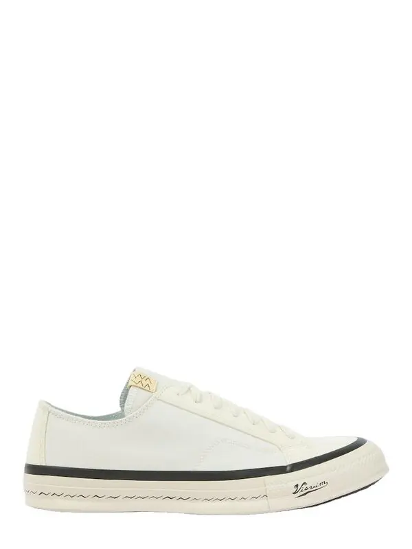Visvim Nolan Leather-trimmed Canvas Sneakers - White
