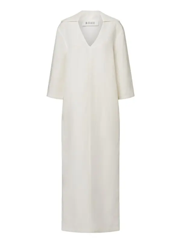 RÓHE Jersey Kaftan - White