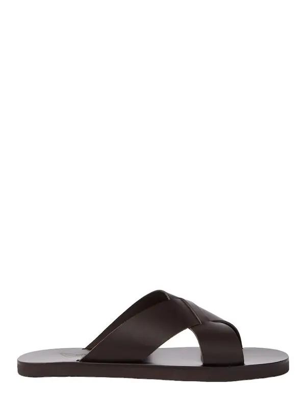 ANCIENT GREEK SANDALS Bios Leather Sandals - Brown