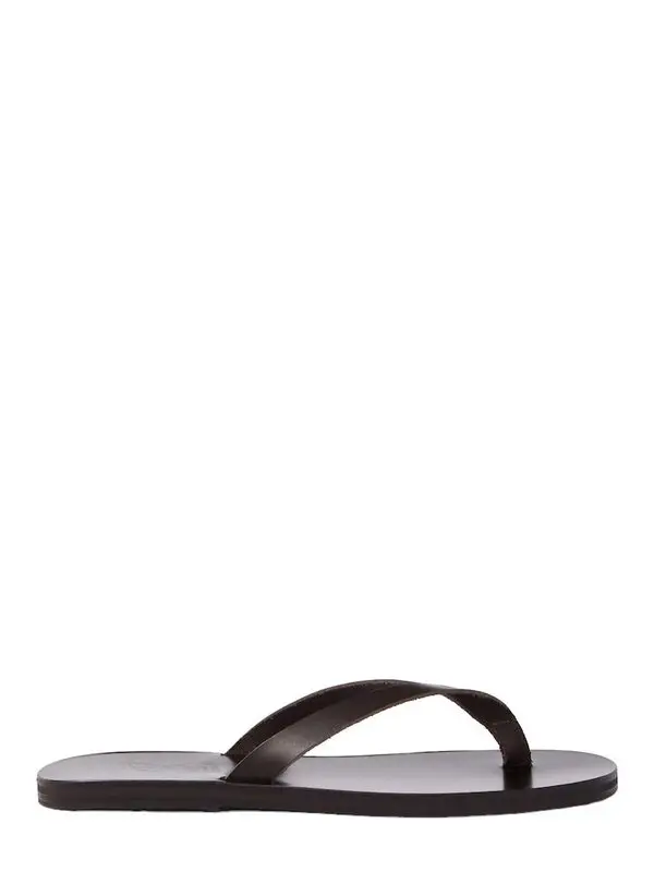 ANCIENT GREEK SANDALS Solon Leather Thong Sandals - Brown