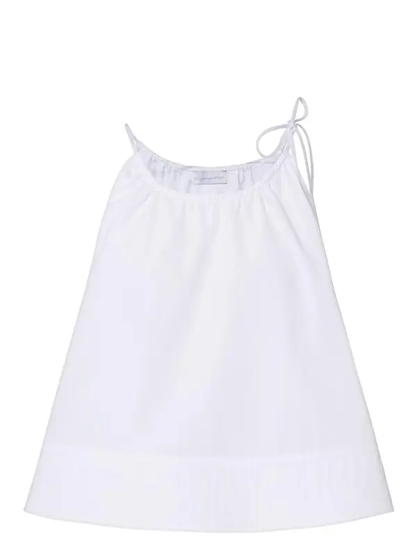 Stella McCartney Cotton Poplin Tank Top - White