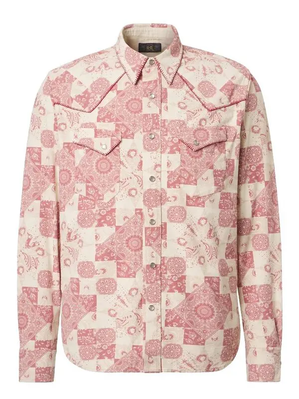 Ralph Lauren Printed Cotton Shirt - Red