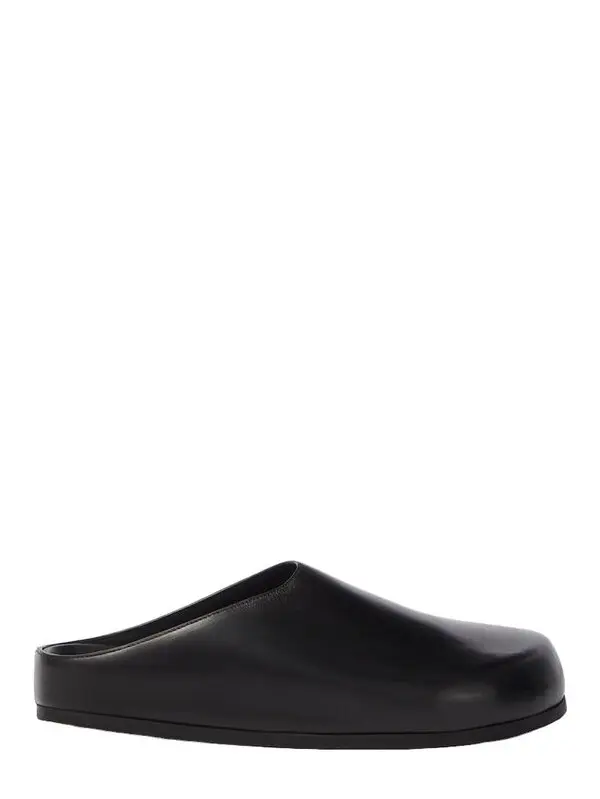 Studio Nicholson Handmade Leather Mules - Black