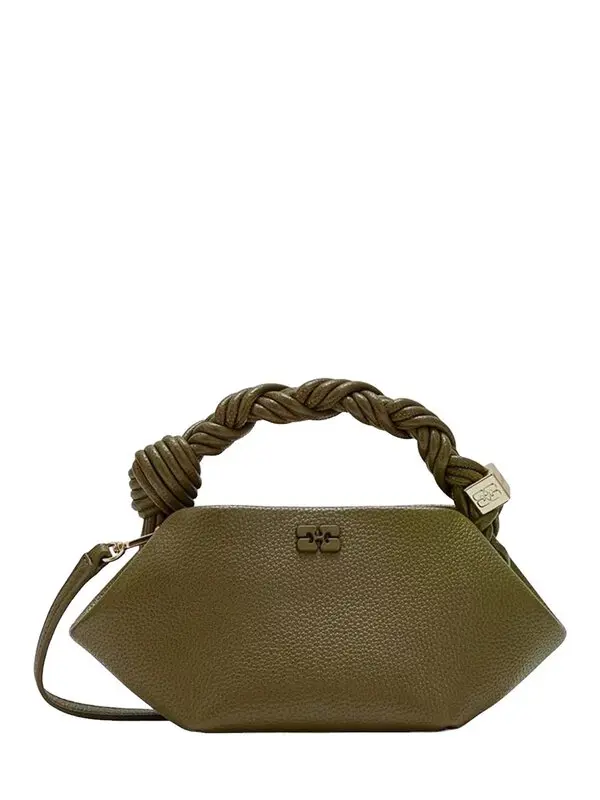 GANNI Mini Bou Tote Bag - Green
