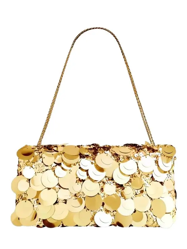 Rabanne Sequin-embellished Shoulder Bag - Gold