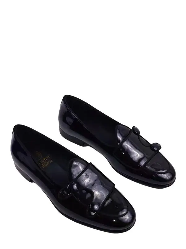 EDHEN MILANO Brera Double-strap Loafers - Black
