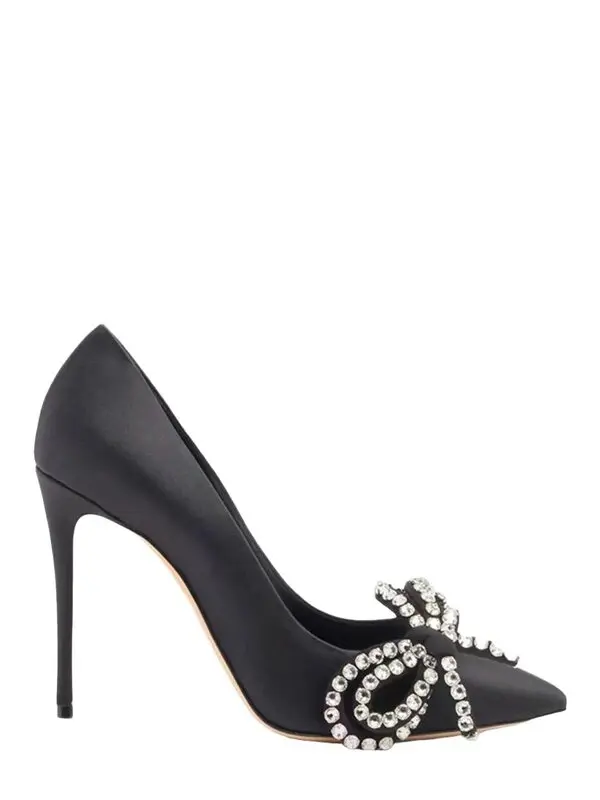 Casadei Judith Julia Crystal-embellished Pumps - Black