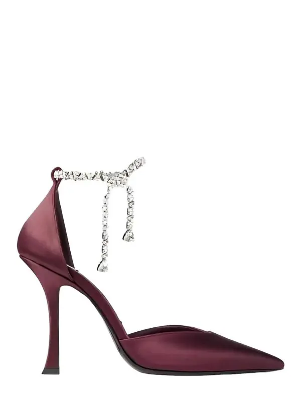 JIMMY CHOO Stevie Crystal-embellished Pumps - Purple