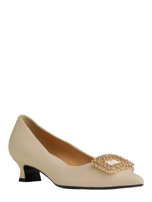 BEAUTIISOLES BY ROBYN SHREIBER Elsie Low Heel Pumps - Beige