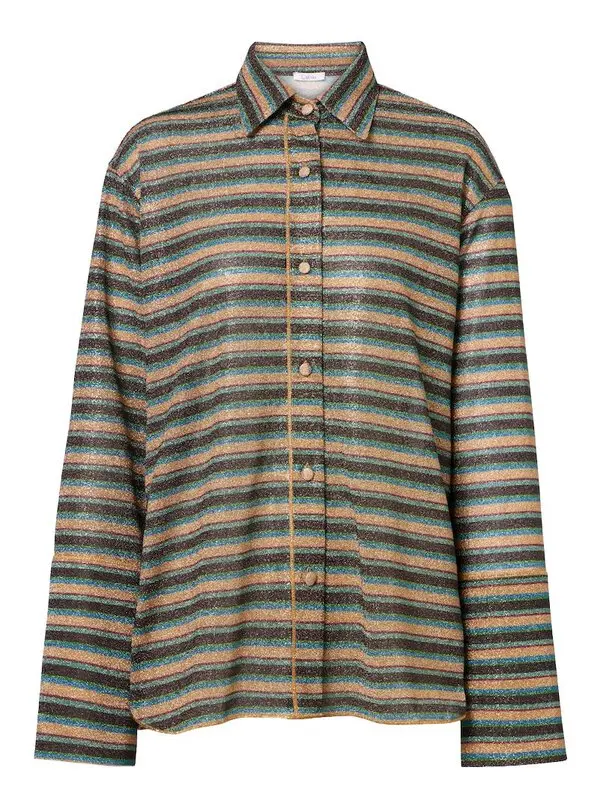 Oseree Lumiere Striped Shirt - Multicoloured