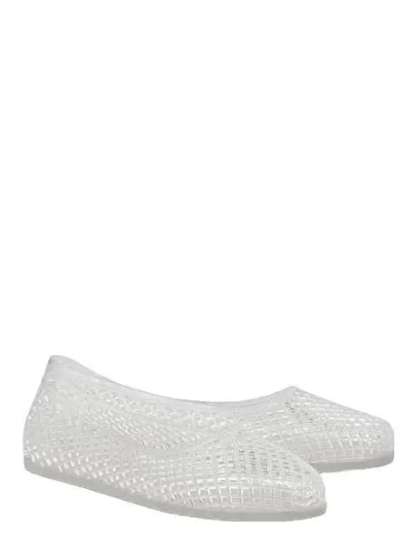 ANCIENT GREEK SANDALS Iro Mesh Jelly Flat - Clear