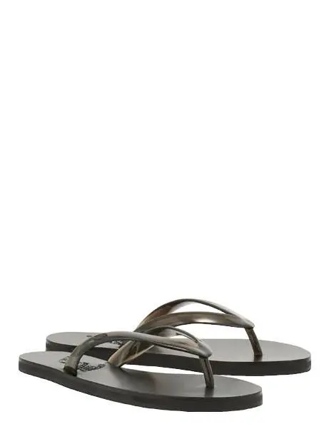 ANCIENT GREEK SANDALS Saionara Jelly Flip Flop - Black