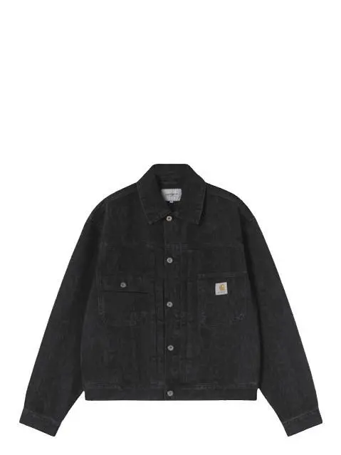 Carhartt Belmar Denim Jacket - Black Snake Camo (heavy Stone Wash)