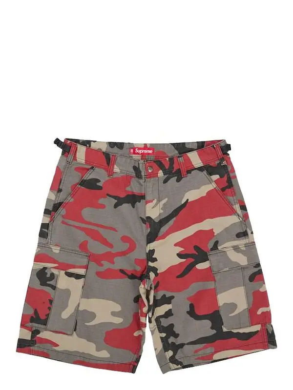 Supreme Cargo Short Ss26 - Red Camo