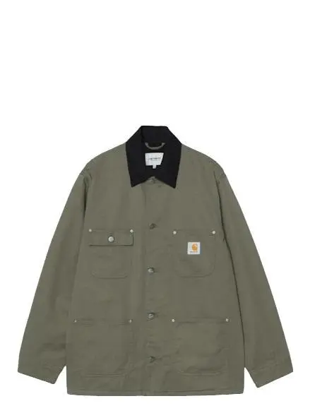 Carhartt Wip Og Chore Coat Spring Jacket - Leaf/black
