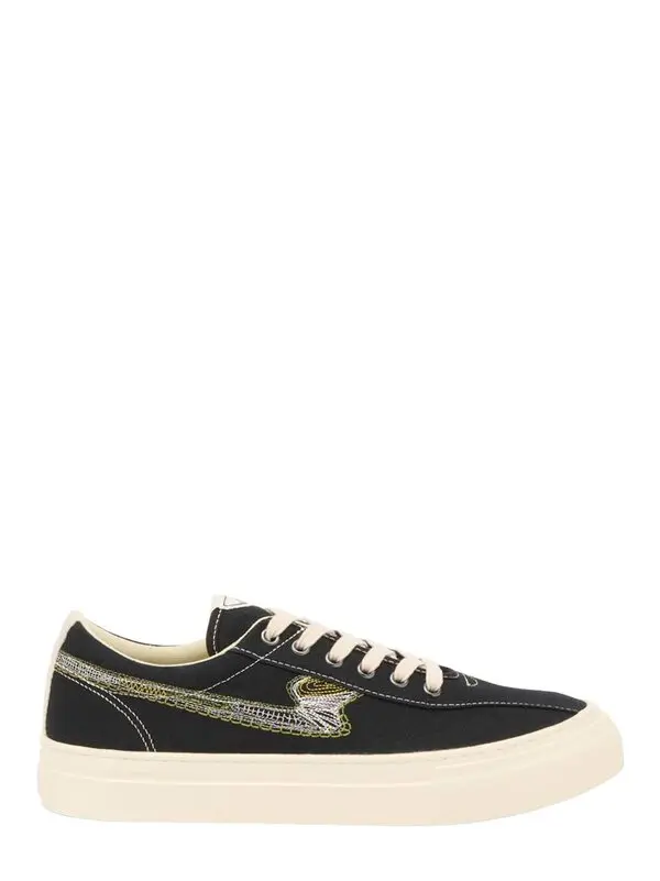 S.W.C STEPNEY WORKERS CLUB Dellow Sstrike Repair Stitch Sneaker - Black
