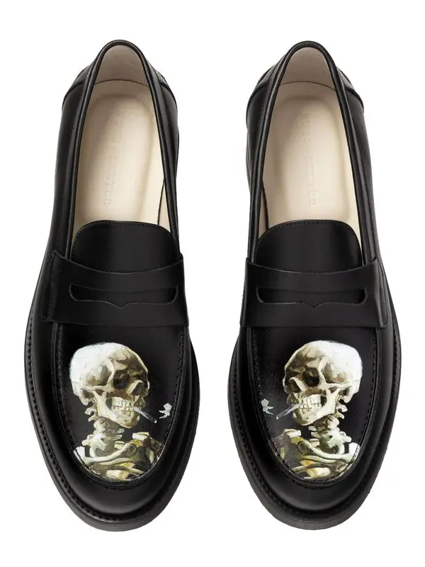 DUKE + DEXTER Wilde Penny Loafer - Skull