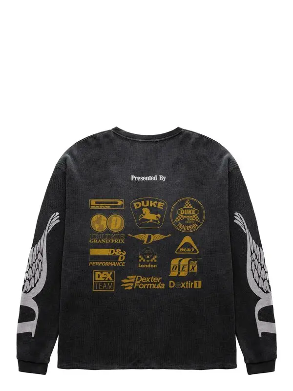 DUKE + DEXTER Dr Sponsors Washed Top - Sponsors Washed Black