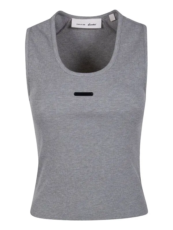 Fear Of God Fitted Rib Tank - Gray