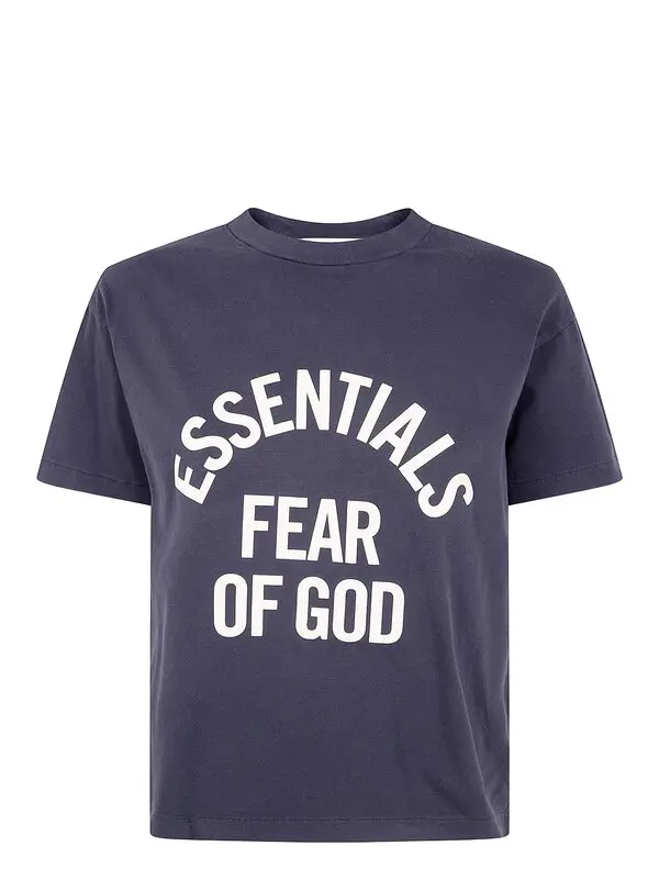Fear Of God Campus Classic" Short Sleeve Tee - Black