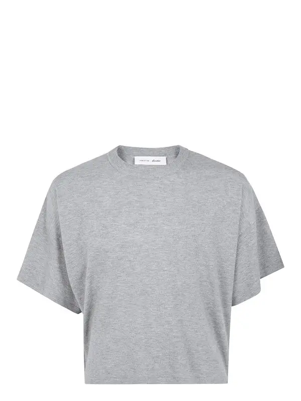 Fear Of God Boxy Knit Tee - Gray