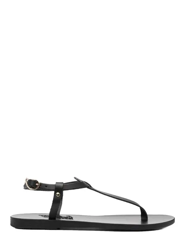 ANCIENT GREEK SANDALS Lito Flat Sandals - Black