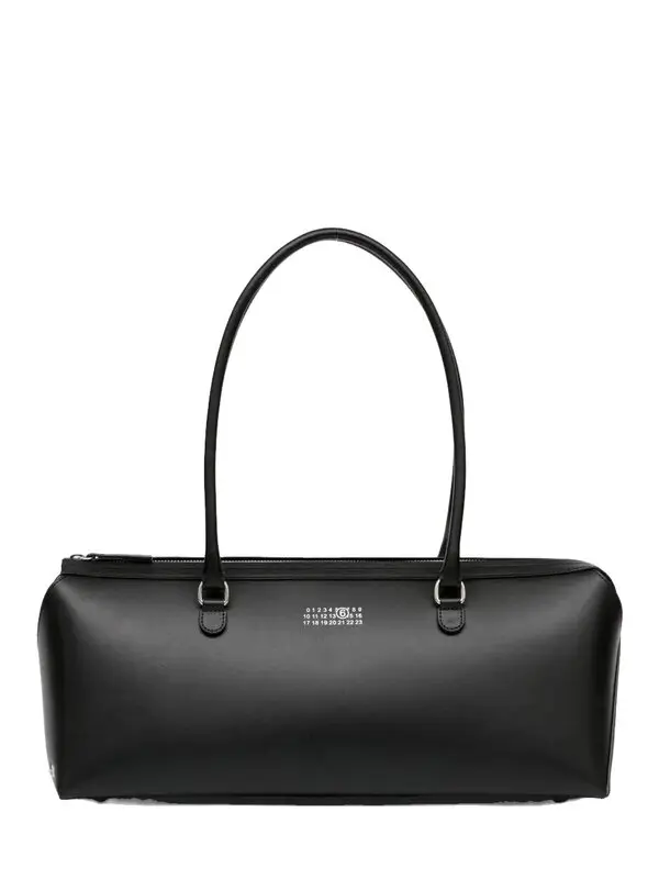 MAISON MARGIELA Calf Leather Shoulder Bag - Black