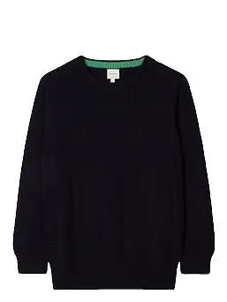 Paul Smith Cotton Fisherman Sweater - Blue
