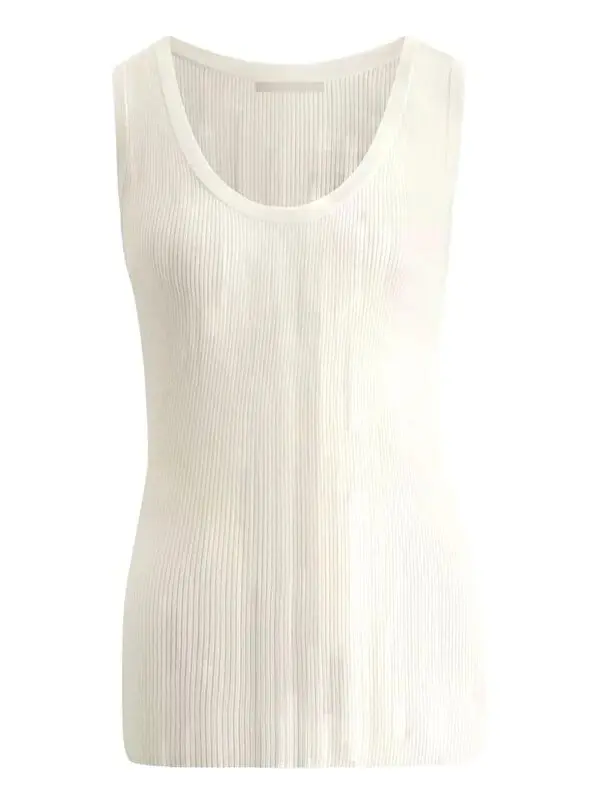 12 STOREEZ Ribbed Tank Top - Neutrals