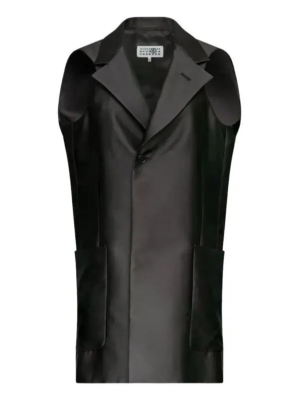 MAISON MARGIELA Sleeveless Waistcoat - Black