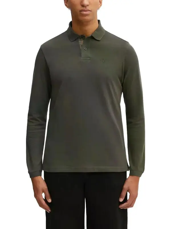 Barbour Long-sleeved Polo Shirt - Green